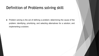 Life skill - Problem solving skill | PPSX