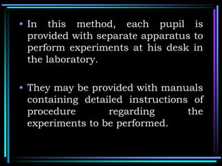 Methods of teaching - Individual laboratory method | PPSX