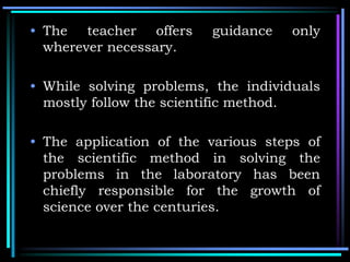 Methods of teaching - Individual laboratory method | PPSX