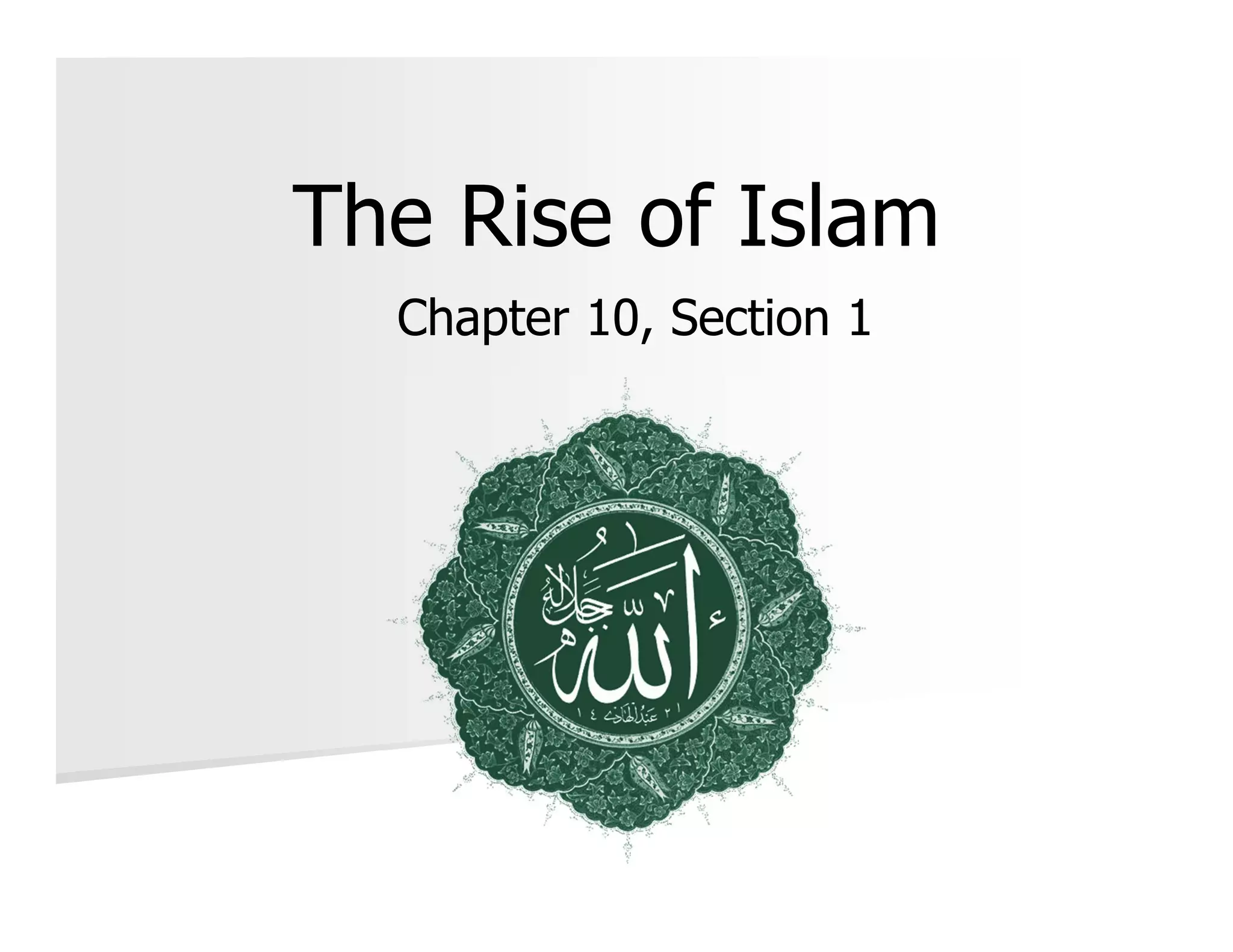 The Rise of Islam | PDF
