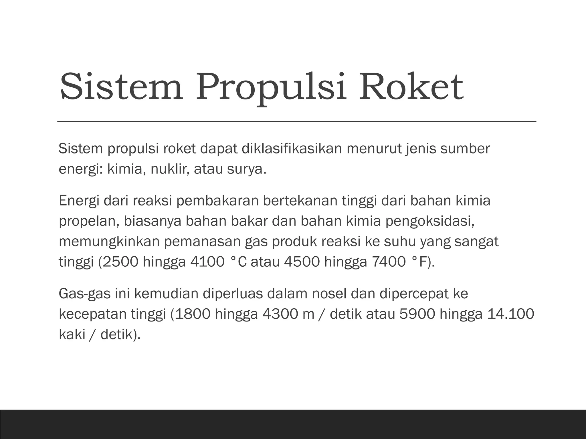 Mesin Roket dan Propulsi | PDF