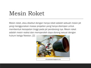 Mesin Roket dan Propulsi | PDF