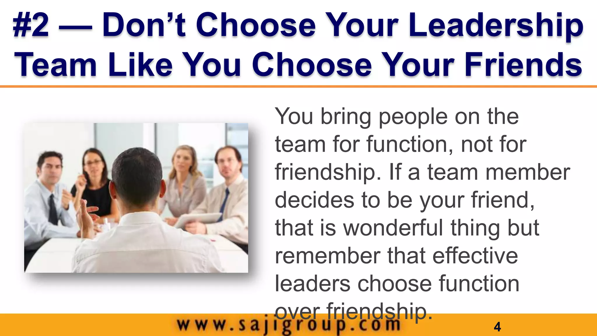10 Commandments of Effective Leadership by T.D. Jakes | PPTX