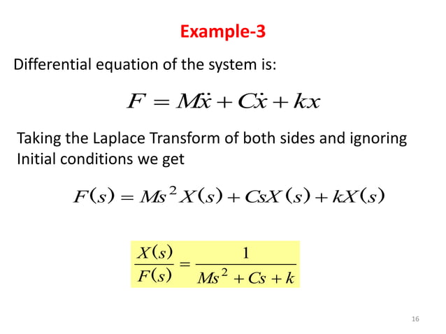 modeling of MECHANICAL system (translational), Basic Elements Modeling-Spring(K), Damper(D ...