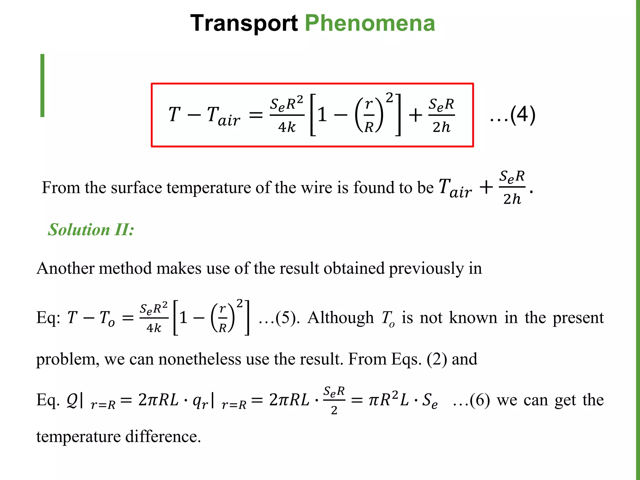 Shell Energy Balance | PPT