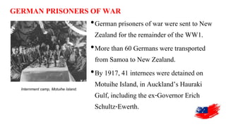 THE SAMOAN MAU MOVEMENT: NEW ZEALAND OCCUPATION OF SAMOA | PPT