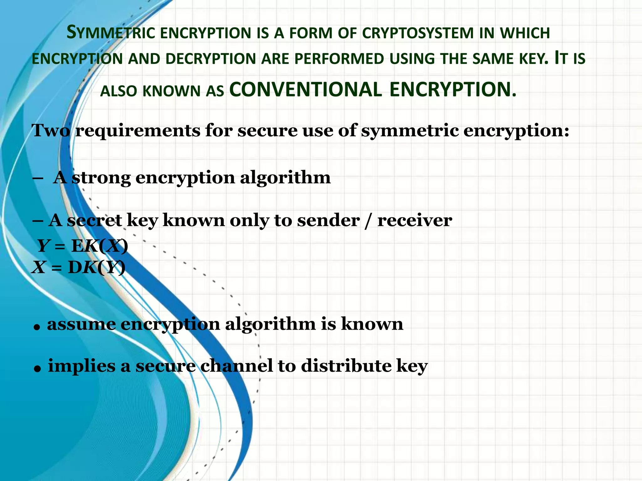 CONVENTIONAL ENCRYPTION | PPT