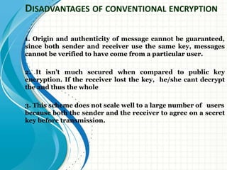 CONVENTIONAL ENCRYPTION | PPT