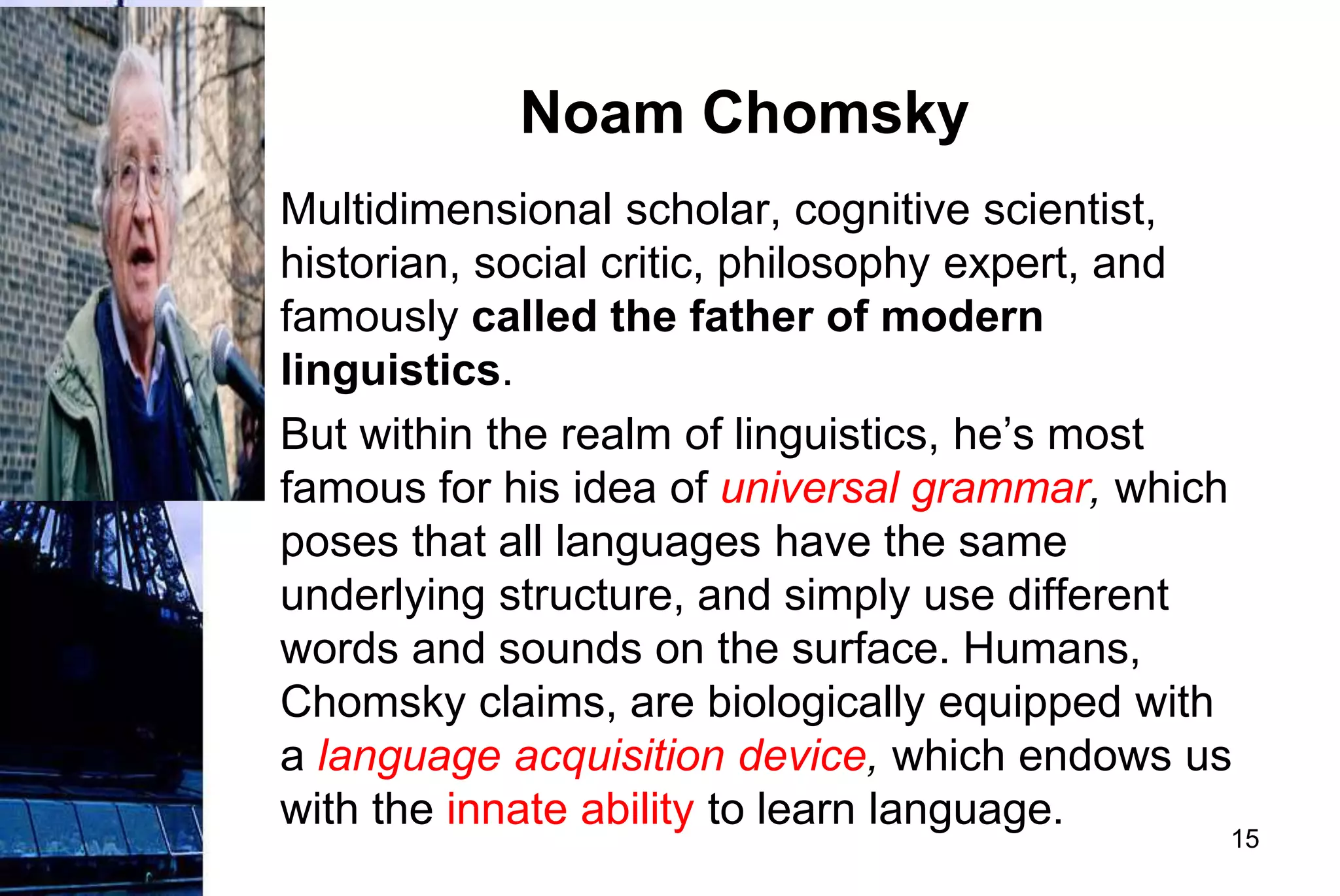 10. intro to lang. modern linguistics | PPT