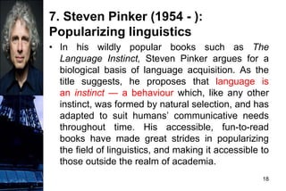 10. intro to lang. modern linguistics | PPT