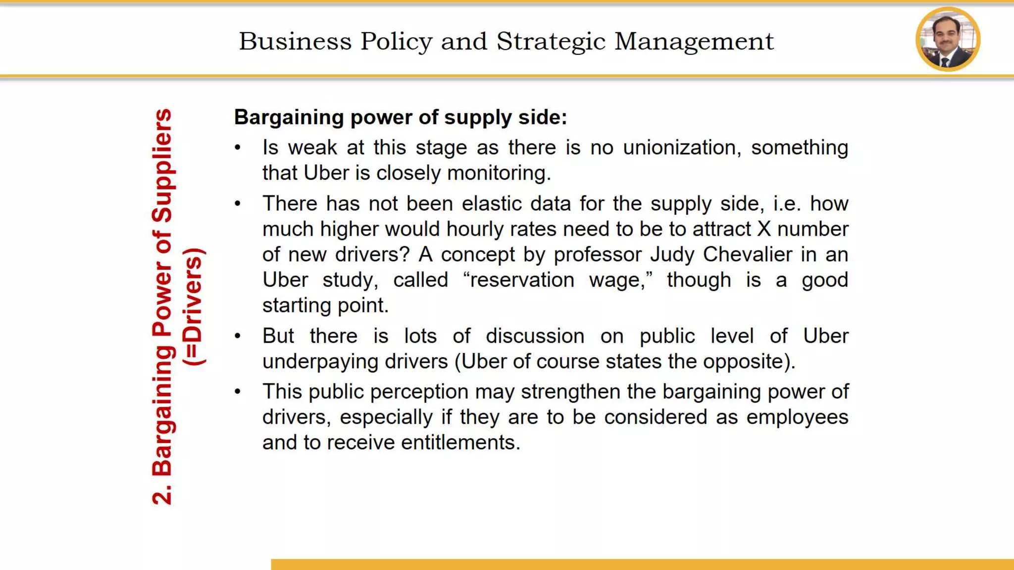 BPSM10.2 Porter's Five Forces - Case Study UBER | PPTX
