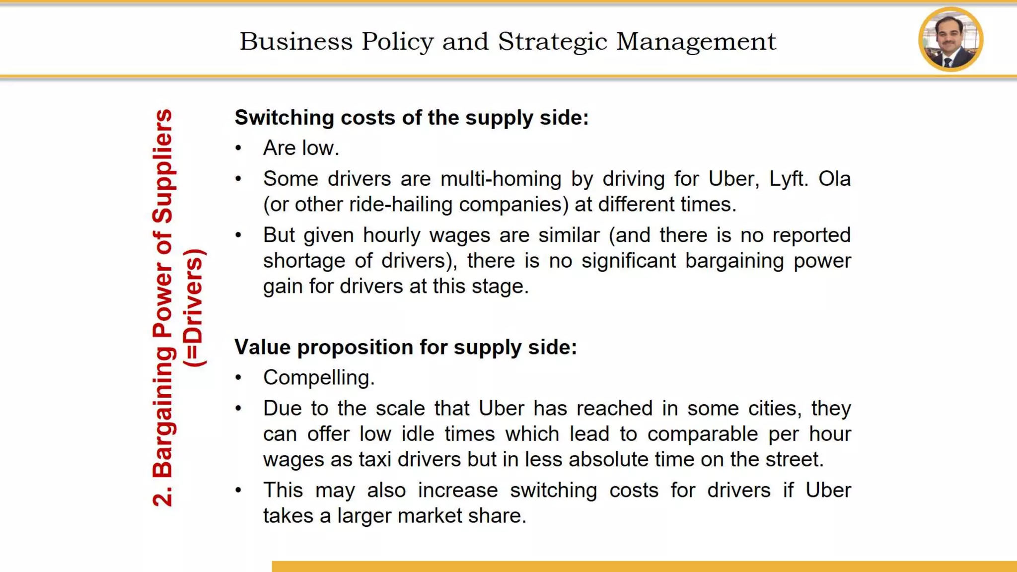 BPSM10.2 Porter's Five Forces - Case Study UBER | PPTX