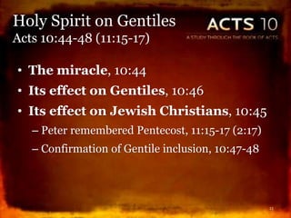 Acts; Chapter 10 | PPT