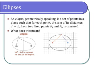 10.2 Ellipses | PPT