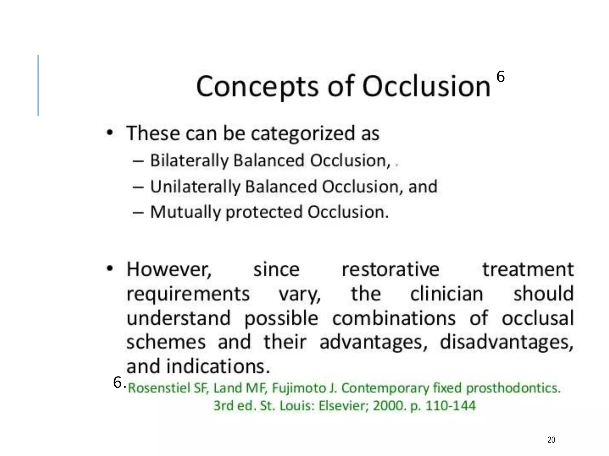 Occlusion in fpd seminar | PPTX