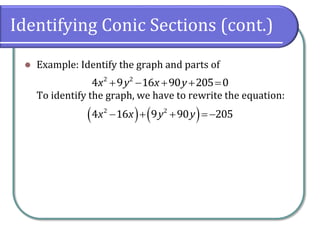 10.4 Summary of the Conic Sections | PPT | Free Download