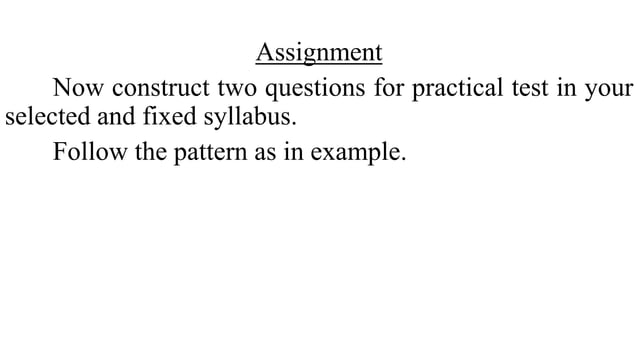 10. practical test | PDF | Educational Assessment | Education