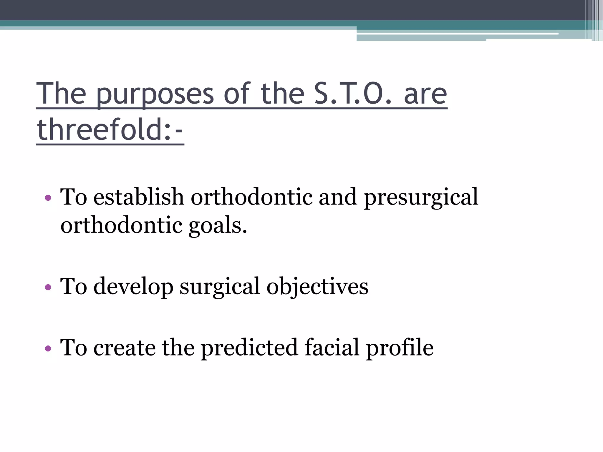 SURGICAL TREATMENT OBJECTIVES | PPTX