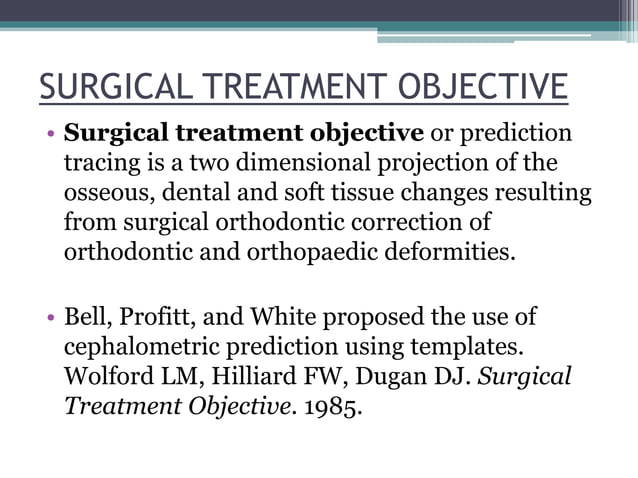 SURGICAL TREATMENT OBJECTIVES | PPTX | Dental Health | Diseases and ...