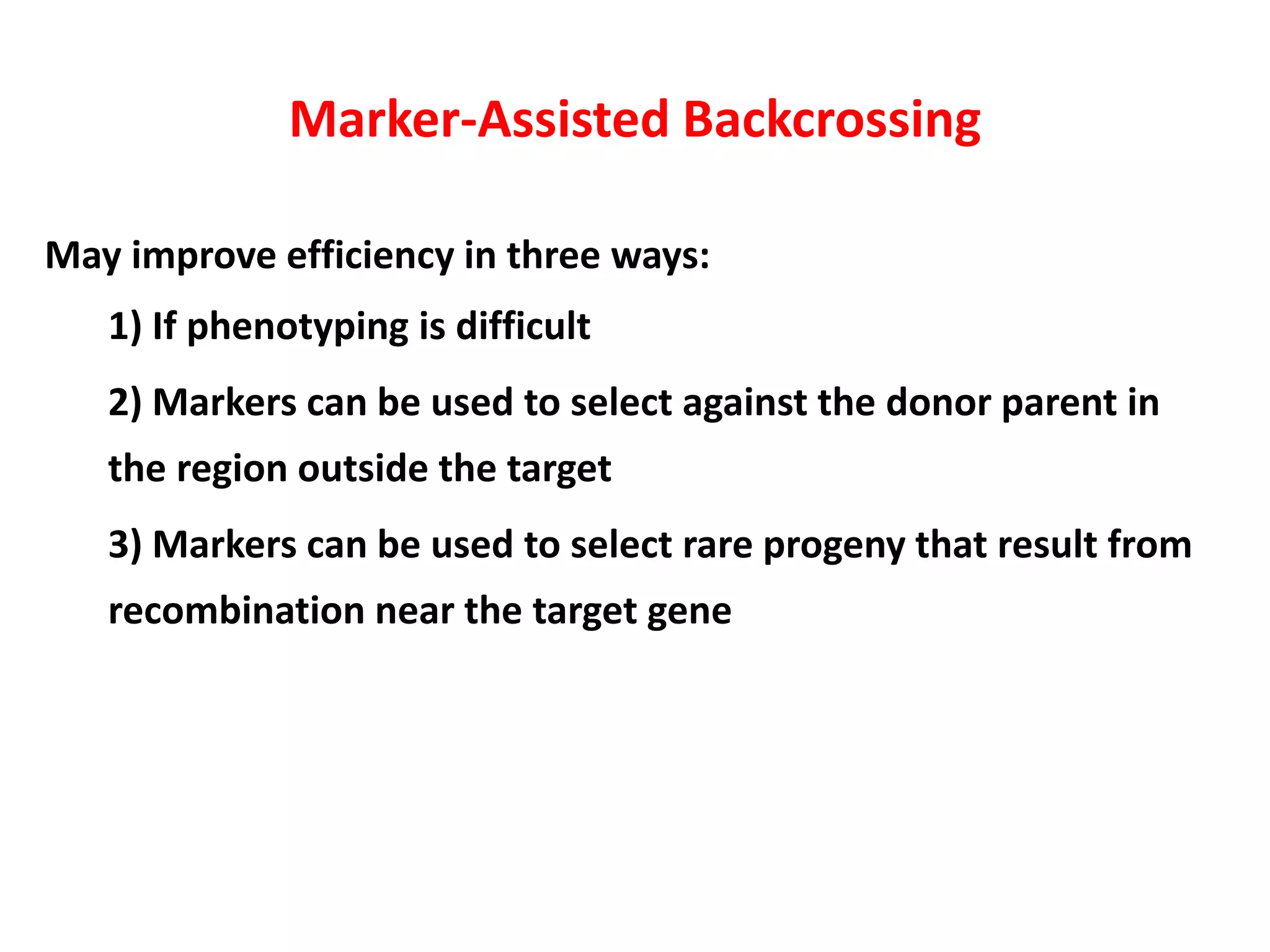 Backcross Breeding Method | PPTX