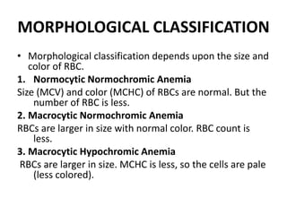 10.anemia | PPTX | Blood Disorders | Diseases and Conditions