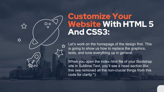 Customize Your Website With HTML5 and CSS3: | PPT