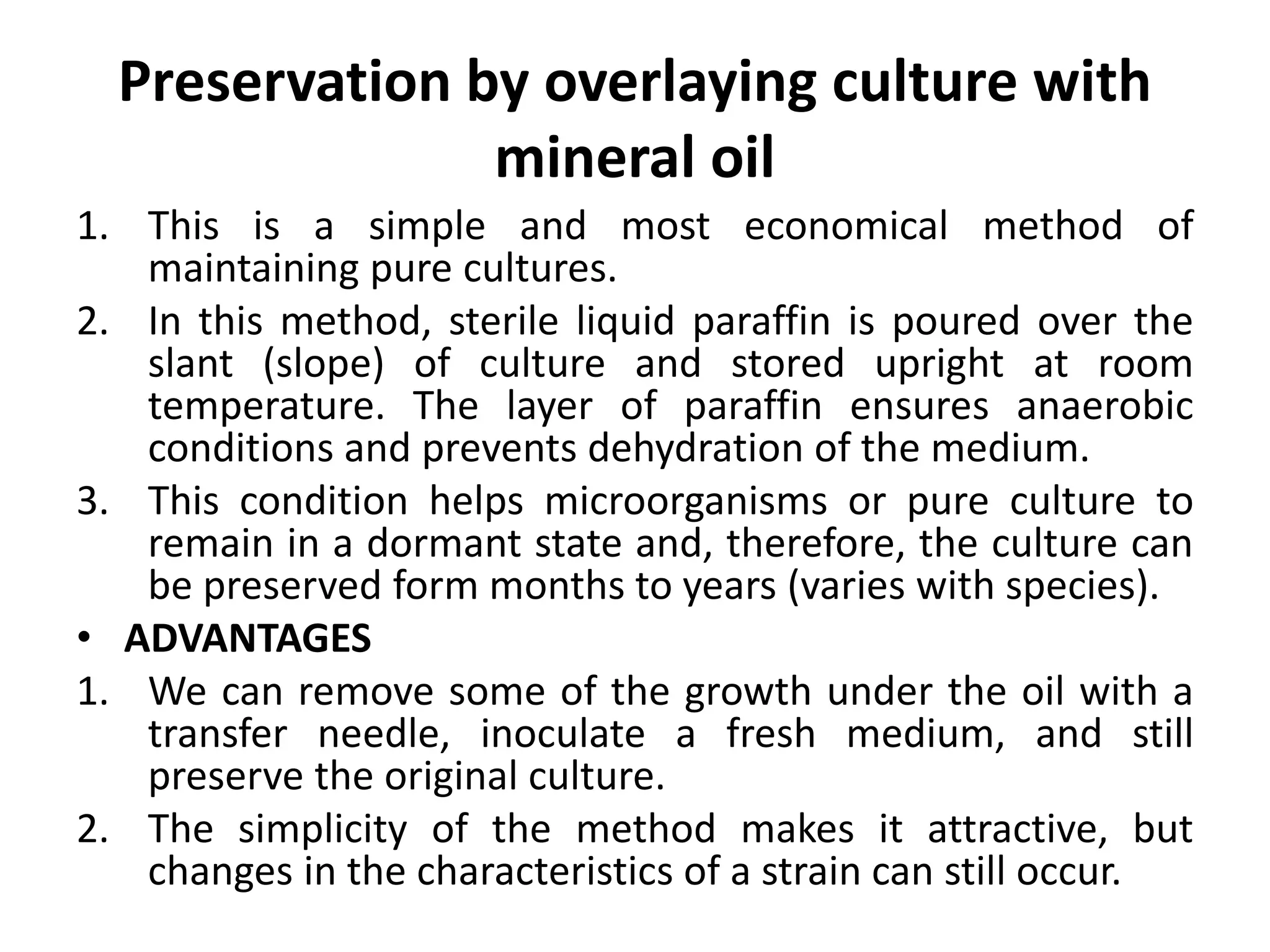 isolation and preservation of pure culture | PPTX