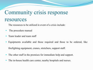 Crisis response presentation | PPTX