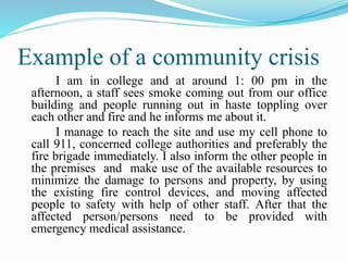 Crisis response presentation | PPTX