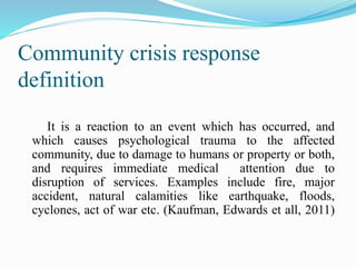 Crisis response presentation | PPTX