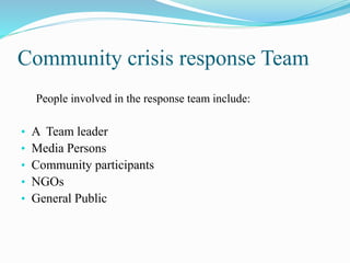 Crisis response presentation | PPTX