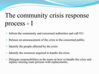 Crisis response presentation | PPTX