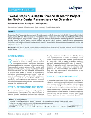 Dentist Health Science