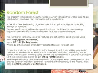 Random Forest / Bootstrap Aggregation | PPT | Free Download