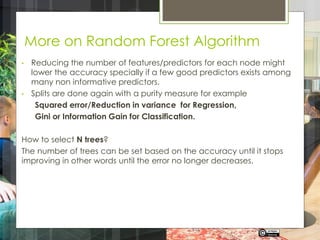 Random Forest / Bootstrap Aggregation | PPT