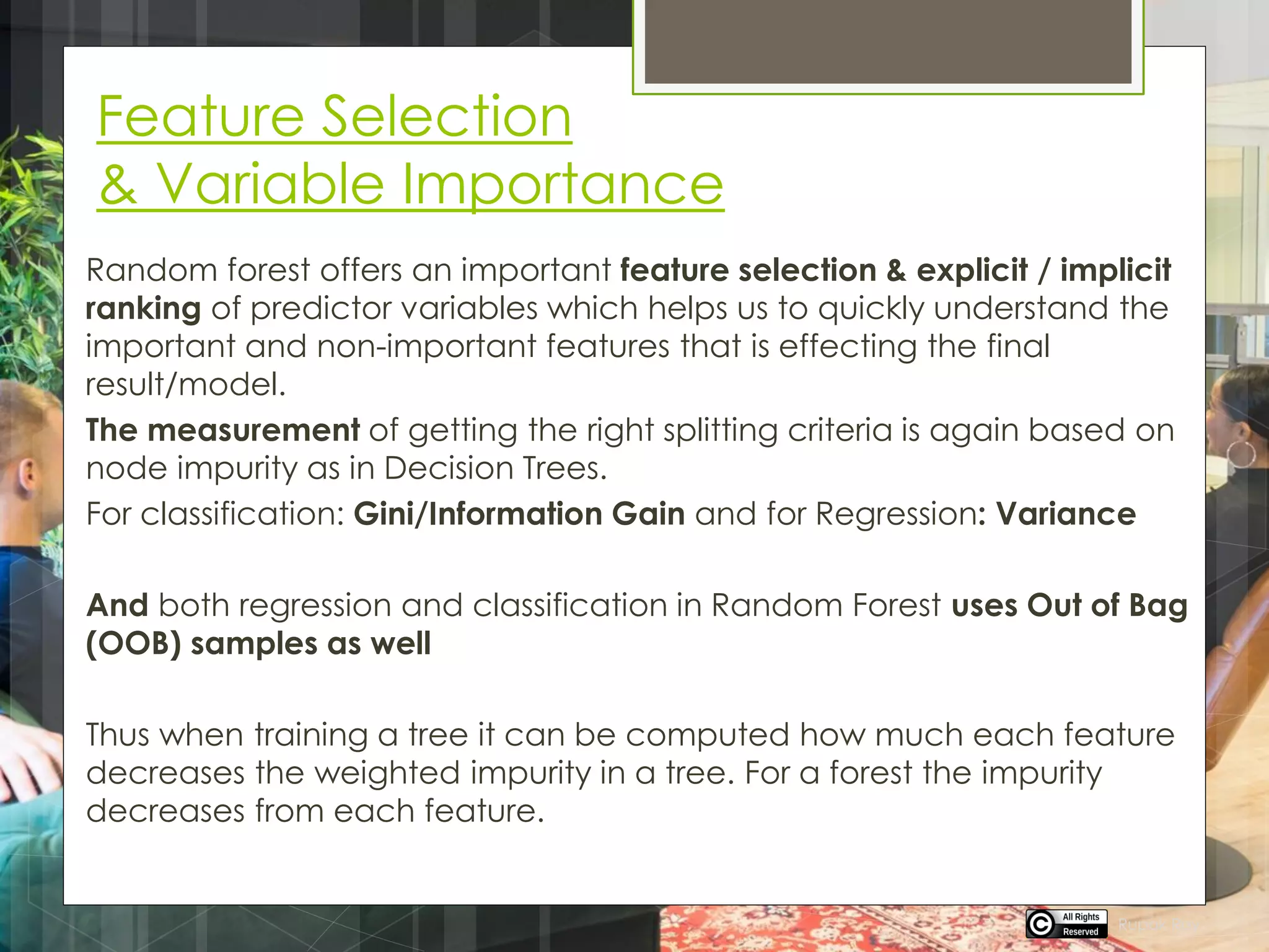 Machine Learning Feature Selection - Random Forest | PDF