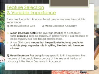 Machine Learning Feature Selection - Random Forest | PDF