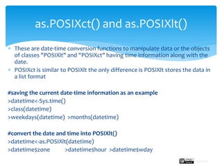 Manipulating data with dates | PPT