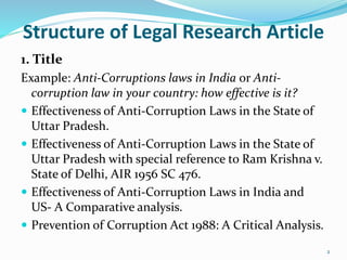 10. legal research paper | PPTX