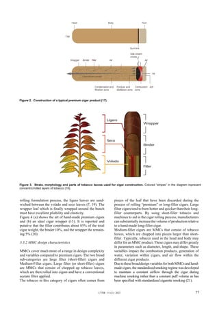 Advancements and Challenges of Cigar Science, Testing and Regulation: A ...