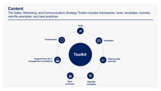 Sales, Marketing and Communication Toolkit - Overview and Approach | PPTX