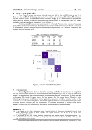 Image based anthracnose and red-rust leaf disease detection using deep ...