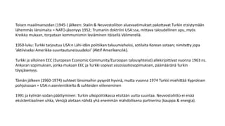EU:n ulkosuhteet — case Turkki | PPT