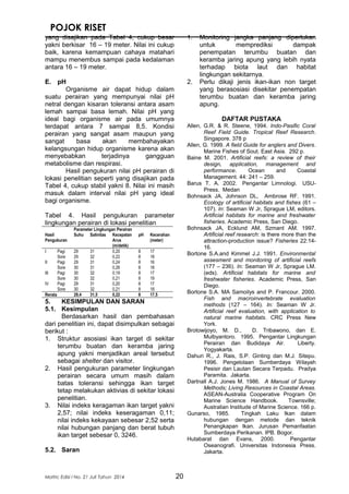 (10 22) pojok riset, asosiasi ikan target. ok | DOC