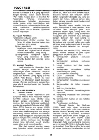 (10 22) pojok riset, asosiasi ikan target. ok | DOC