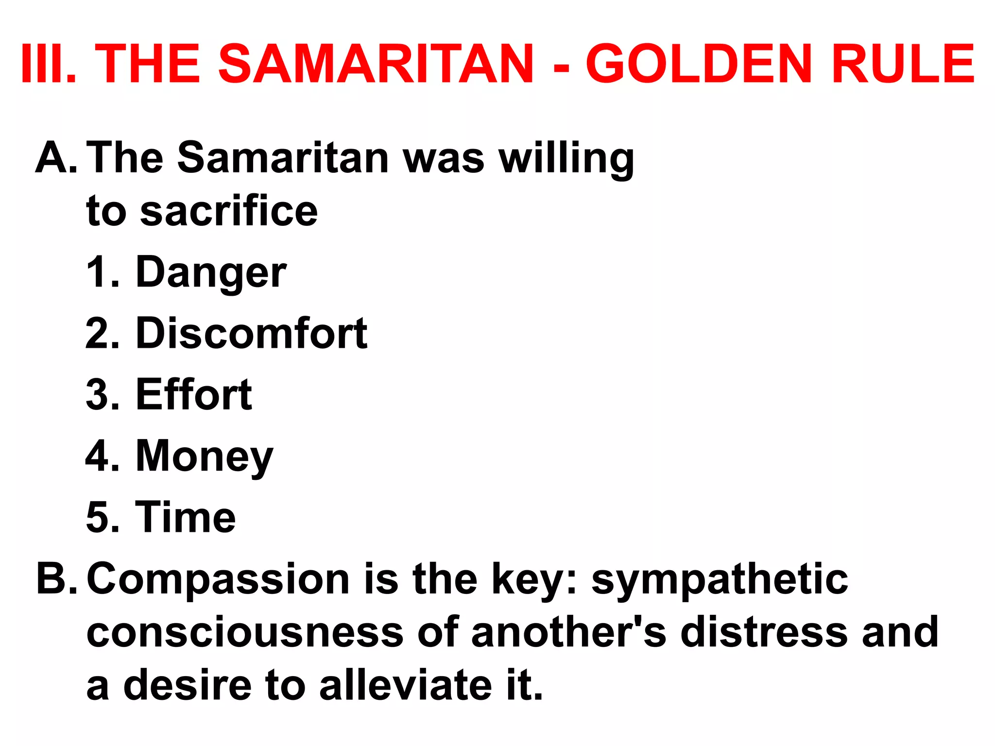 the good samaritan | PPTX