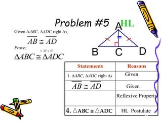 10.17 Triangle Congruence Proofs Day 2.ppt