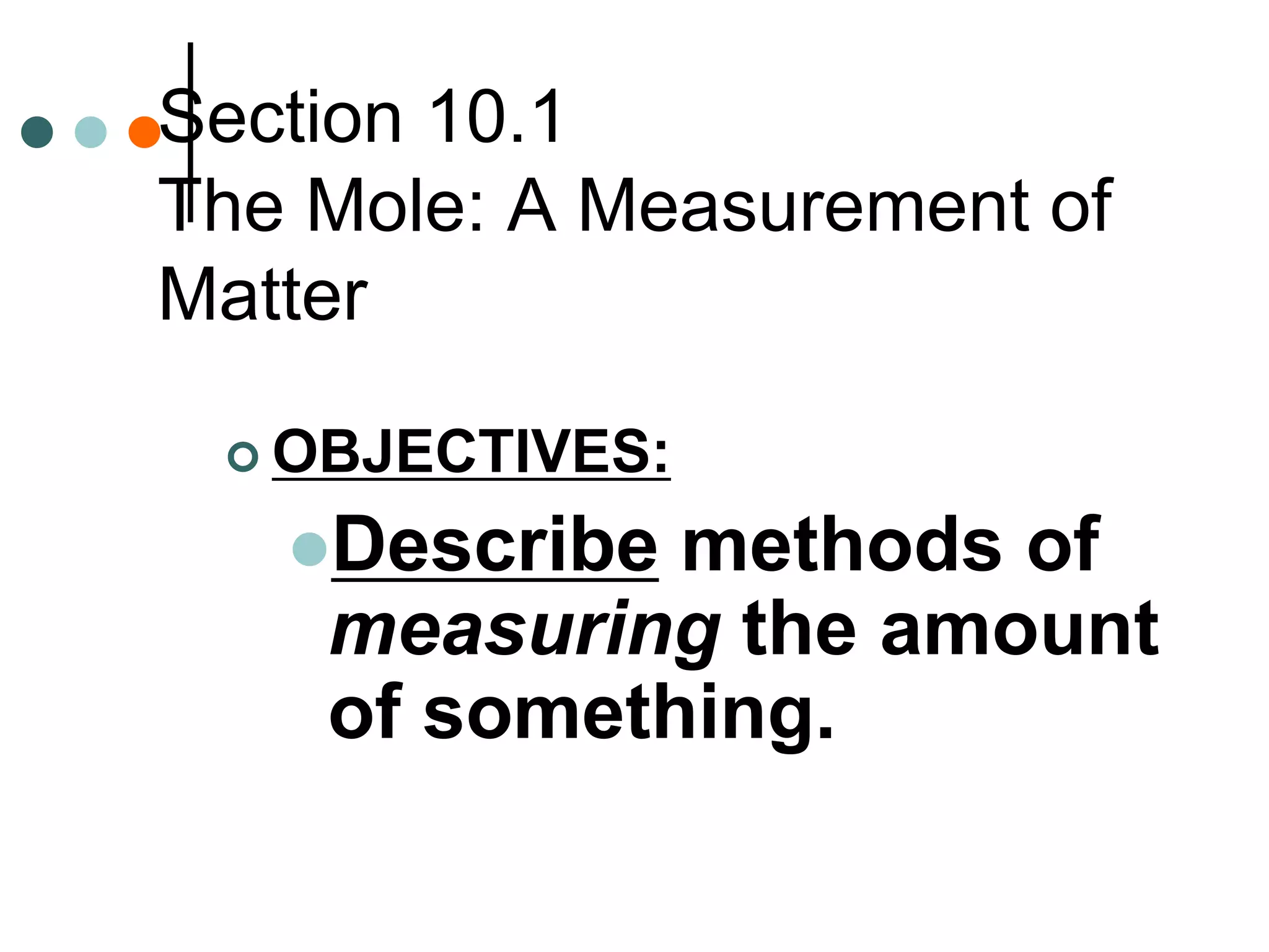 10.1 The Mole powerpoint.ppt