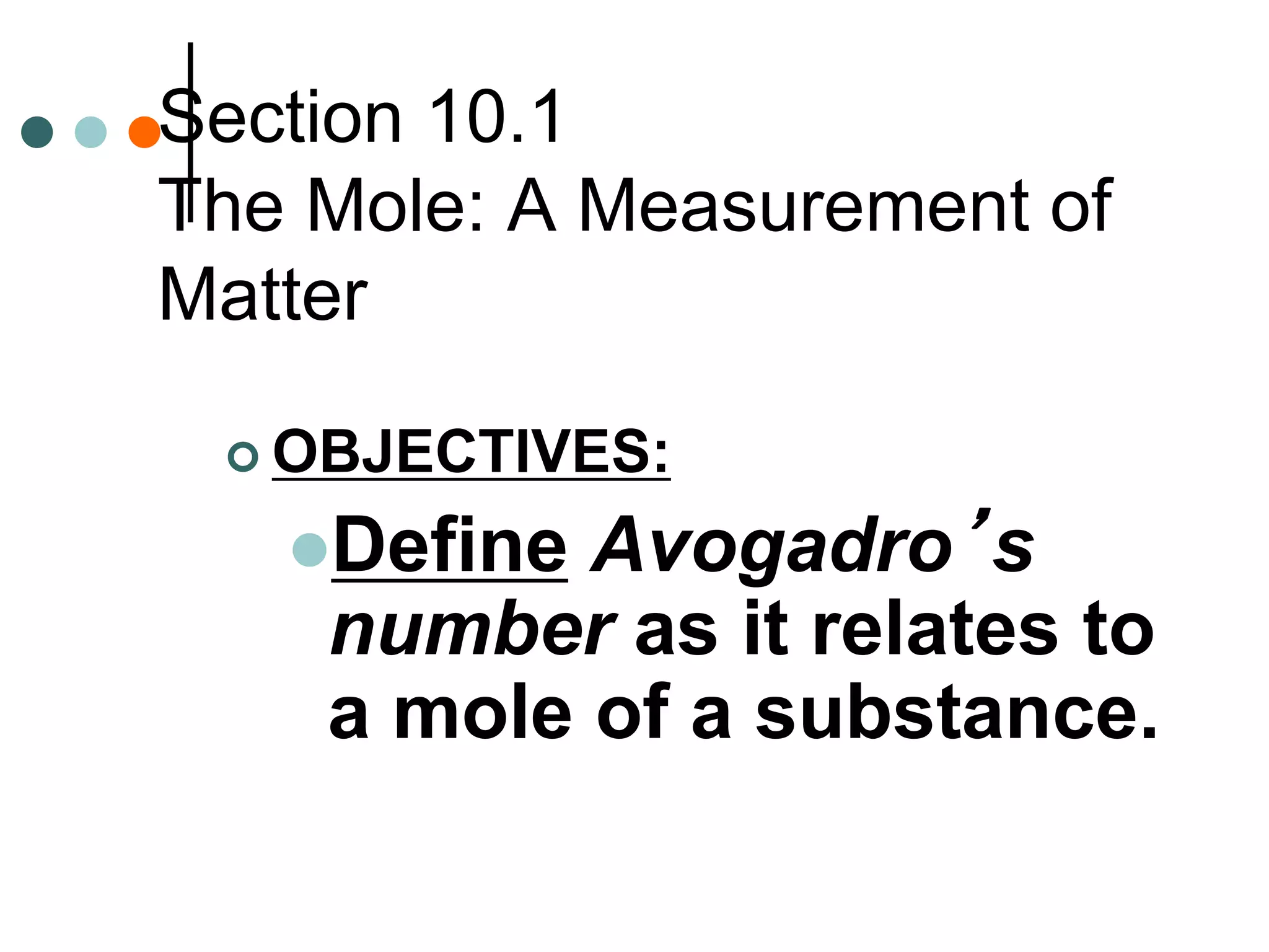 10.1 The Mole powerpoint.ppt