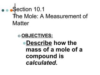 10.1 The Mole powerpoint.ppt